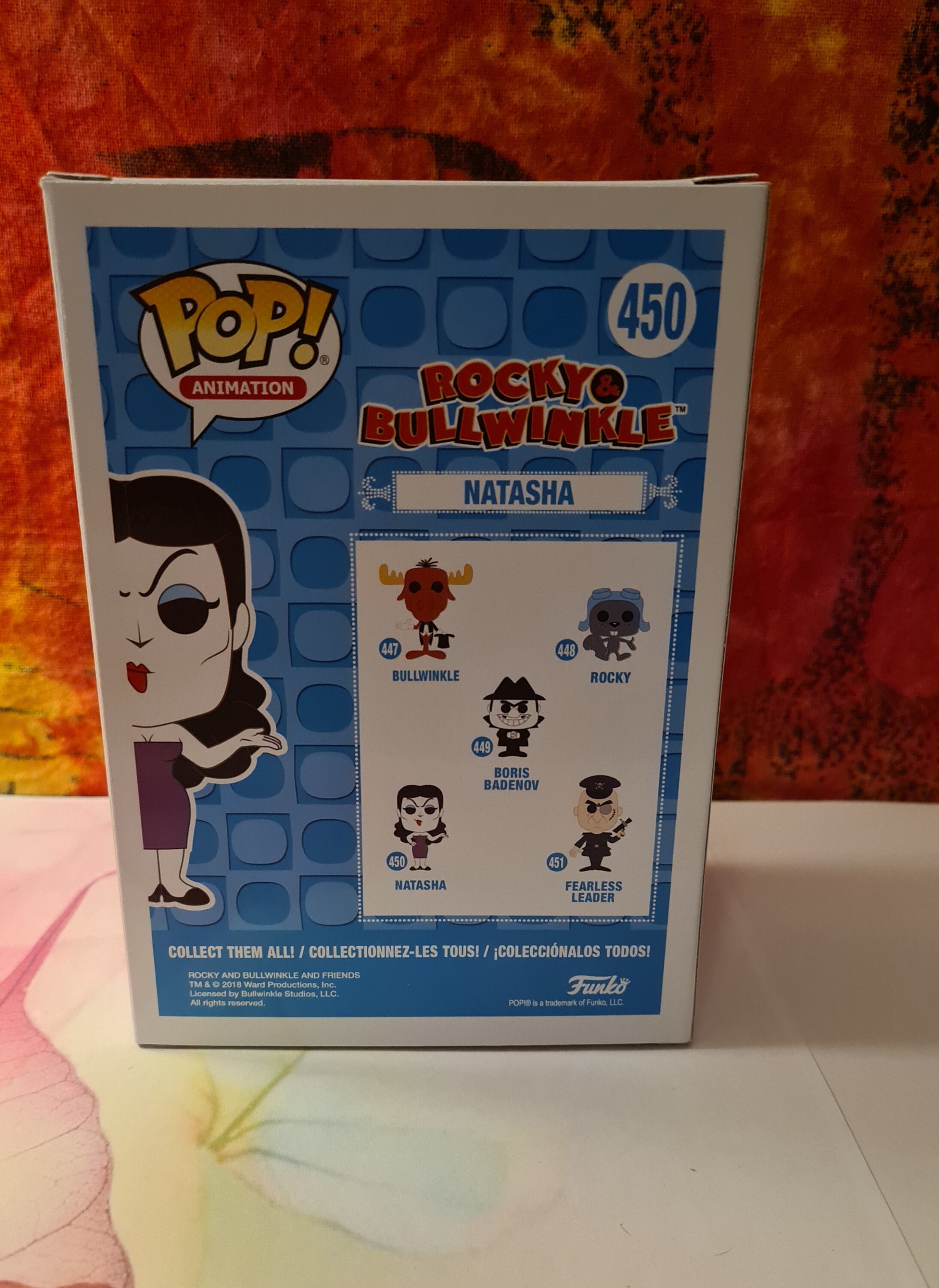 Rocky & Bullwinkle Natasha 450 Funko Pop - Etsy