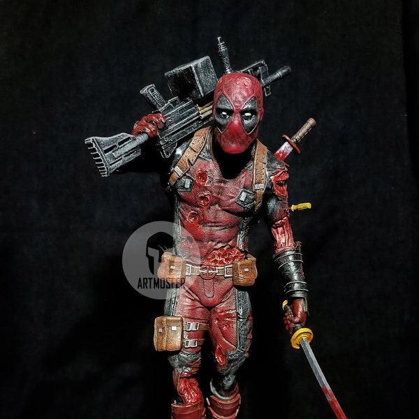 Deadpool Statue Resin - Etsy