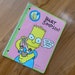 1989 Vintage Bart Simpson Notebook - Etsy