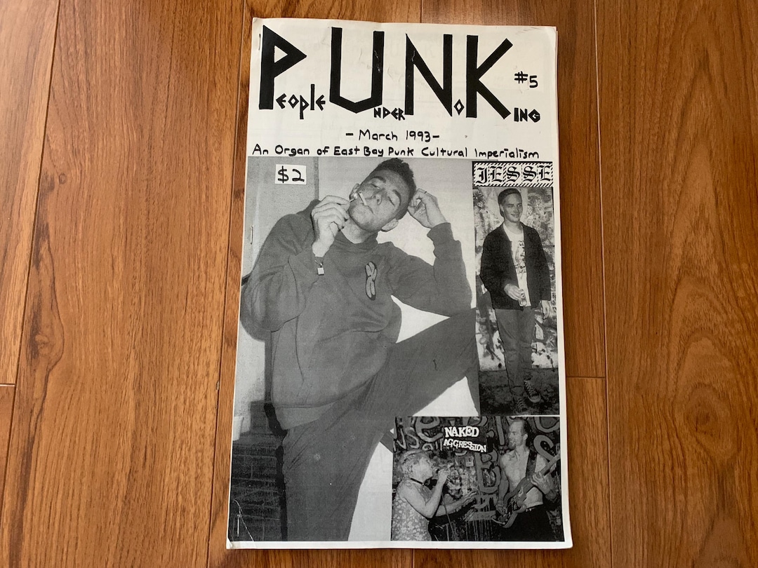 Rare Zine Bay Area 1993 People Under No King P.U.N.K. Vintage - Etsy
