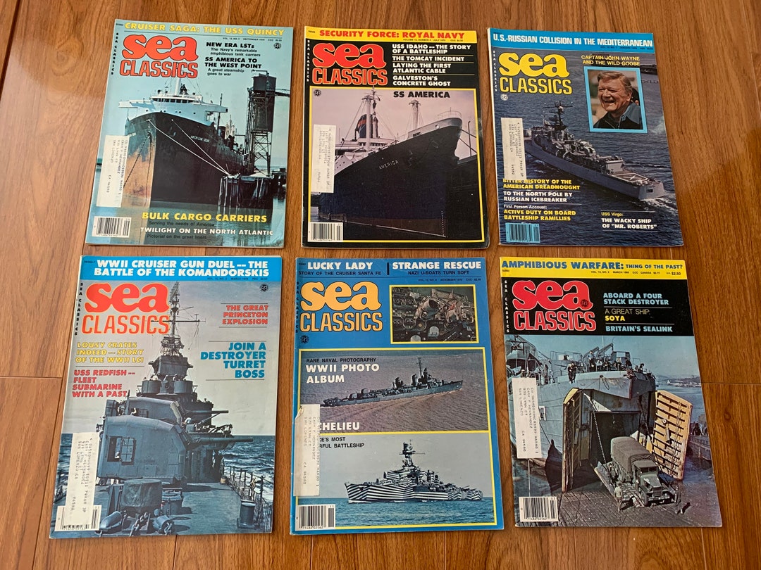 Vintage Lot Sea Classics Magazines 1979 - Etsy