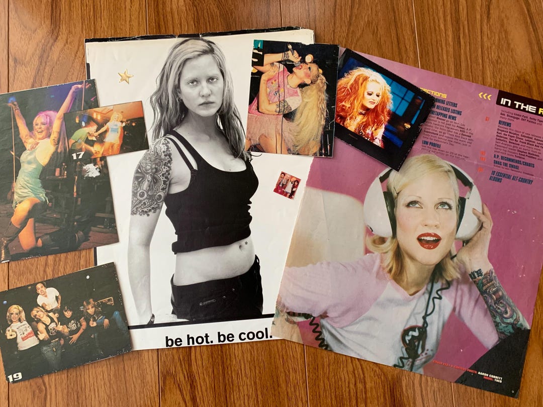 Vintage Lunachicks Theo Kogan Magazine Clippings Calvin Klein Ad 1990’s ...