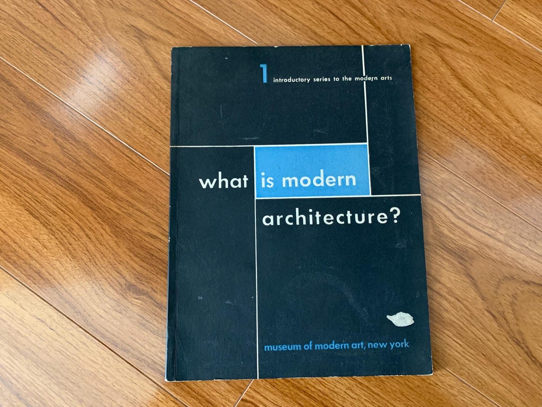 1946 Vintage Modern Architecture Booklet Museum of Modern Art Second ...