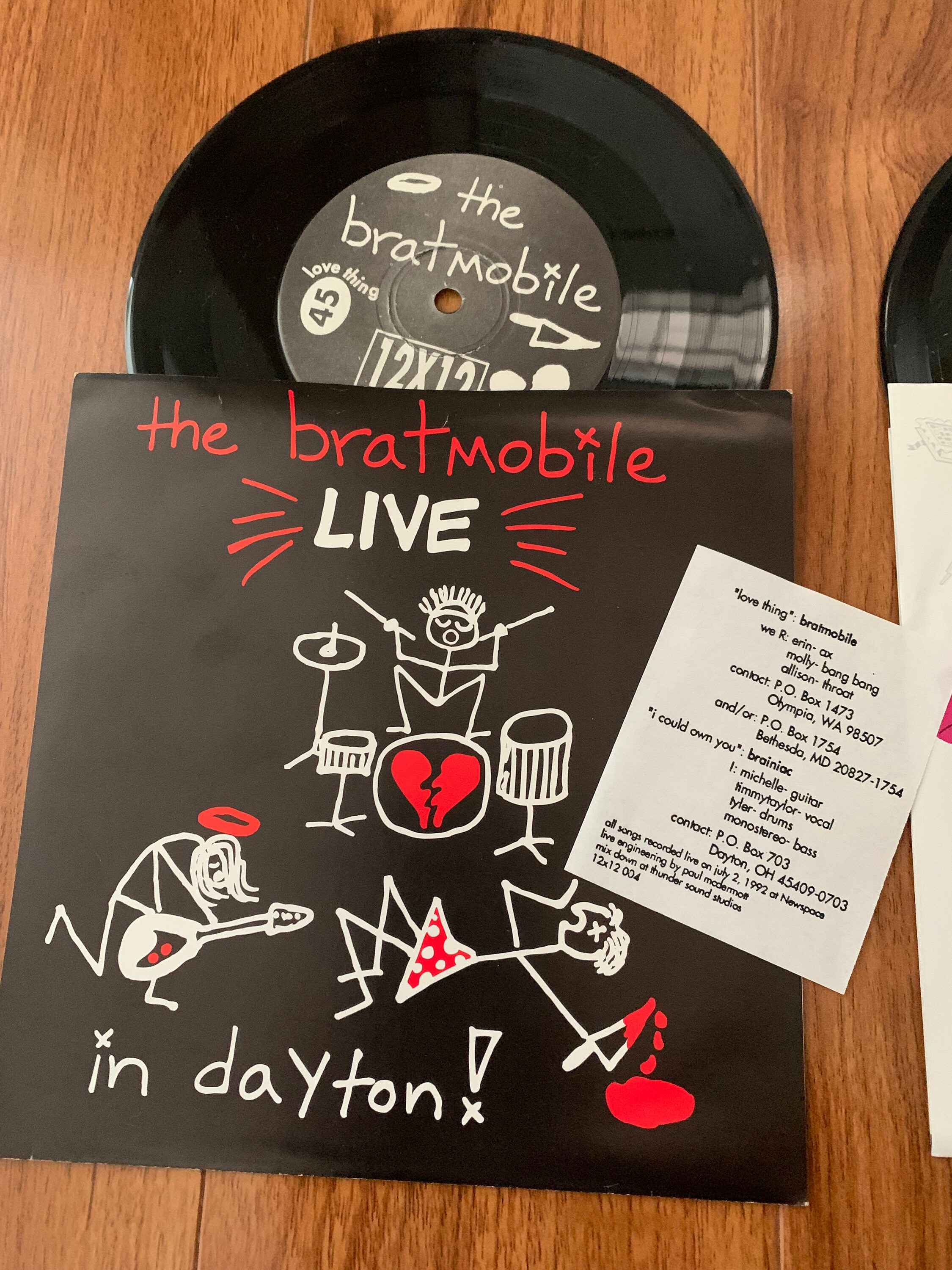 Vintage Bratmobile/frumpies Vinyl Record Lot - Etsy
