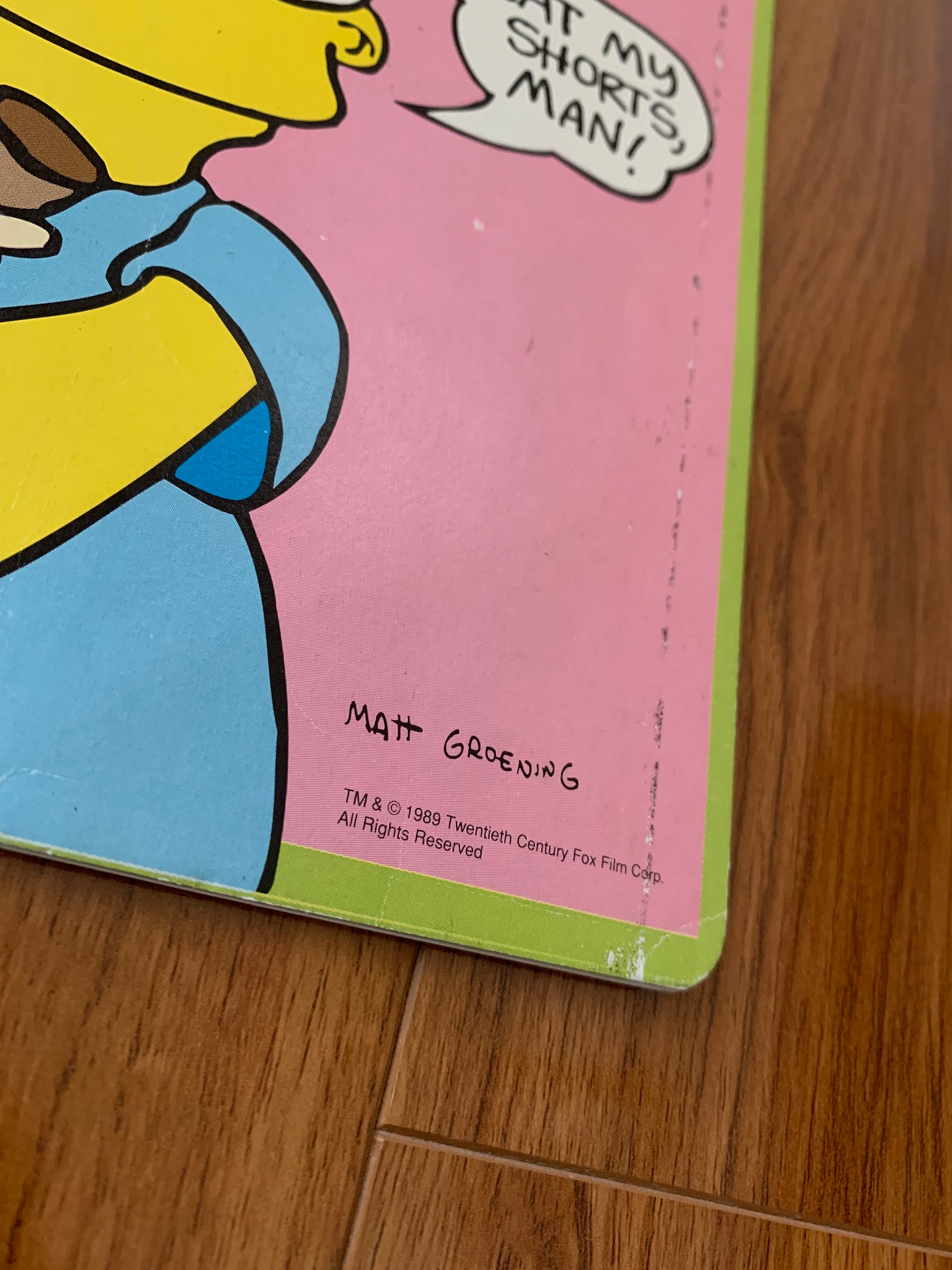 1989 Vintage Bart Simpson Notebook - Etsy