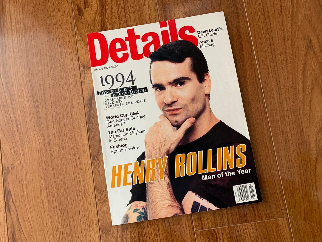 Vintage 1994 Henry Rollins Details Magazine Rob Zombie - Etsy
