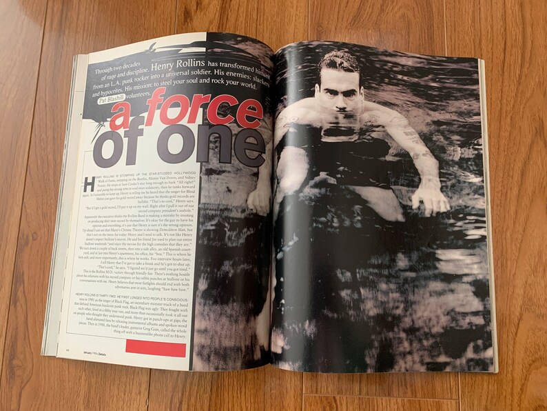 Vintage 1994 Henry Rollins Details Magazine Rob Zombie - Etsy