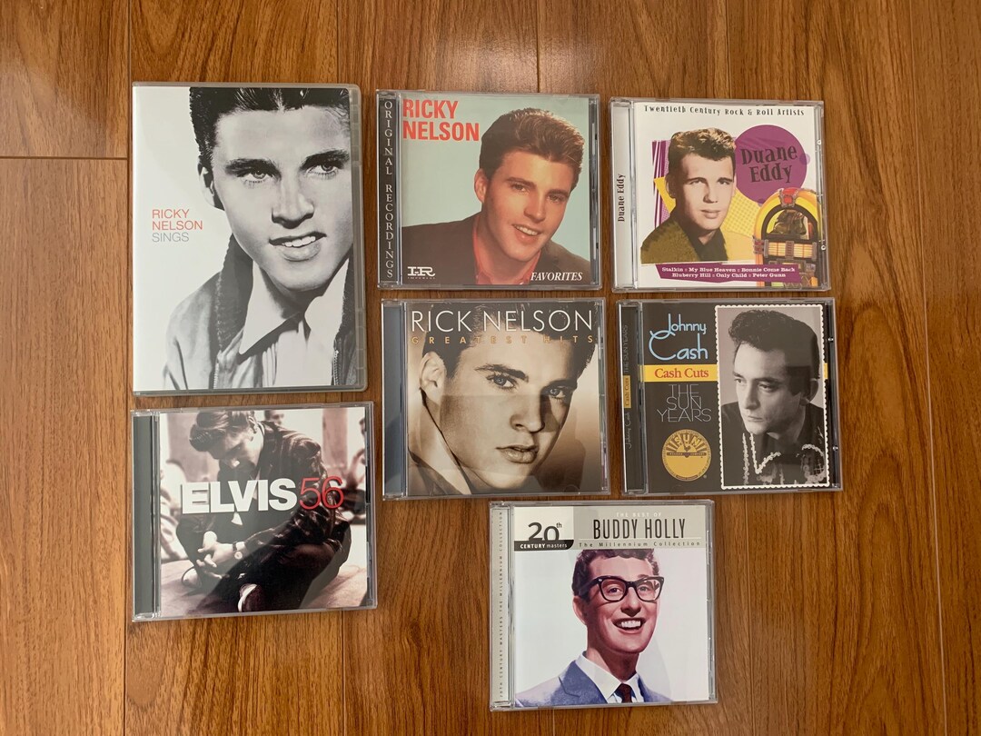 Vintage Rockabilly/1950’s Rock CD Lot Rick Nelson Etc. - Etsy
