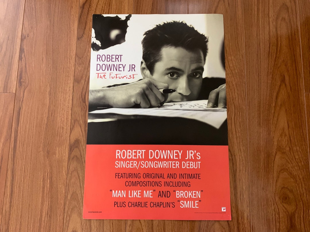 Vintage Robert Downey Jr Sony Classical Album Promotional Poster the ...
