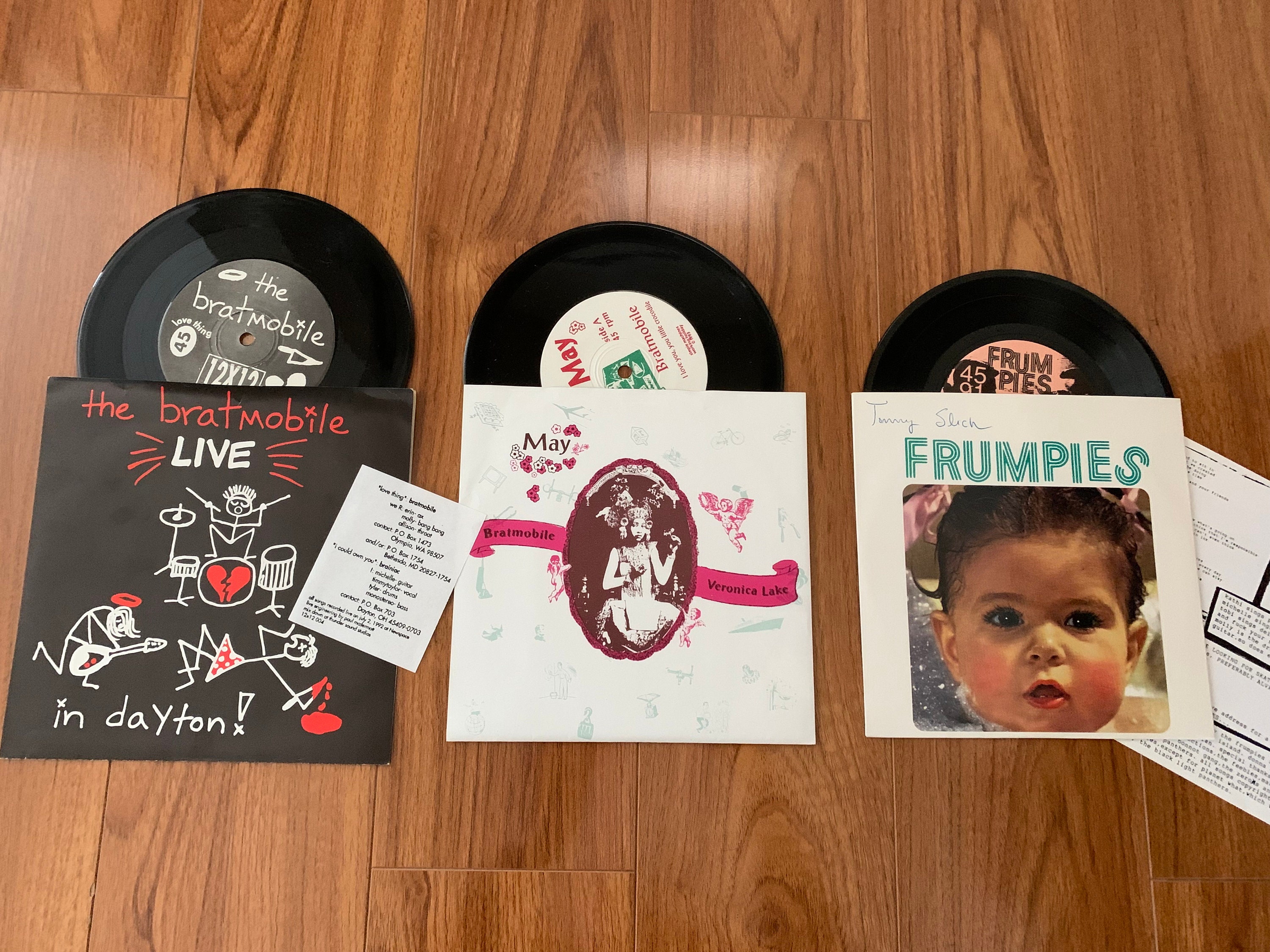 Vintage Bratmobile/frumpies Vinyl Record Lot - Etsy
