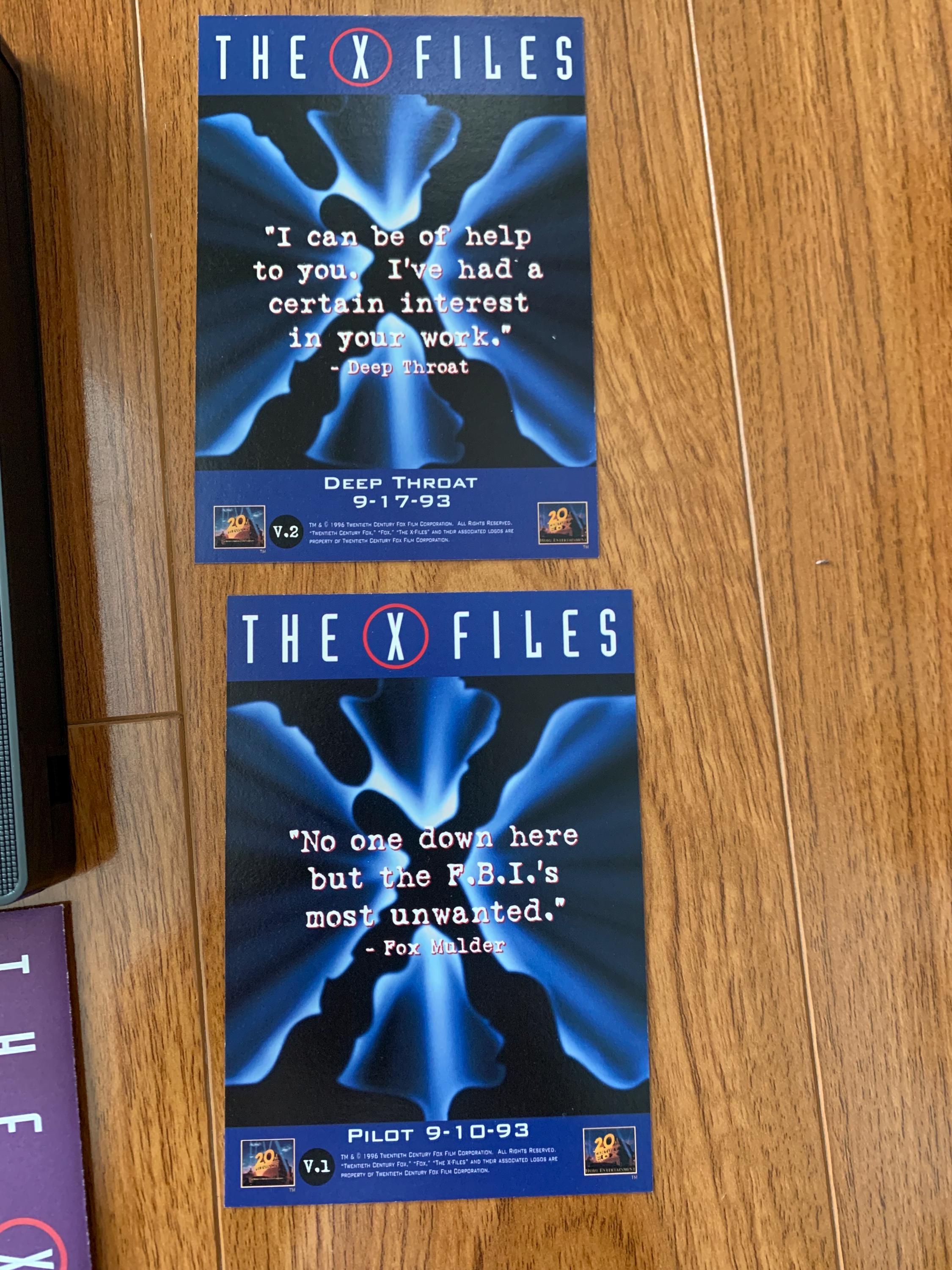 The X-files Pilot Episode VHS With Collector Cards Vintage - Etsy