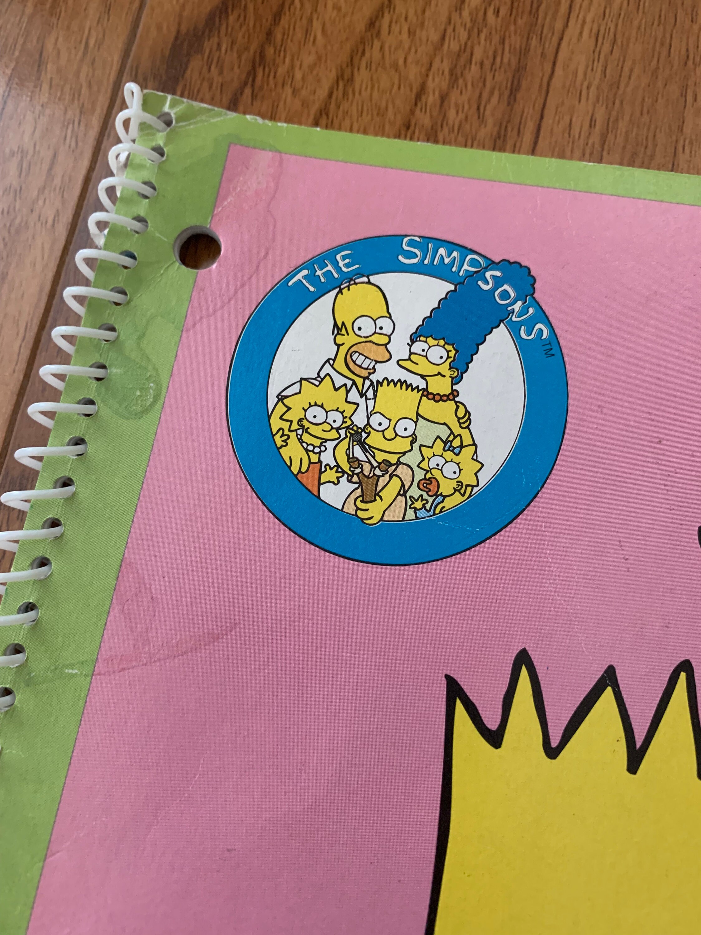 1989 Vintage Bart Simpson Notebook - Etsy