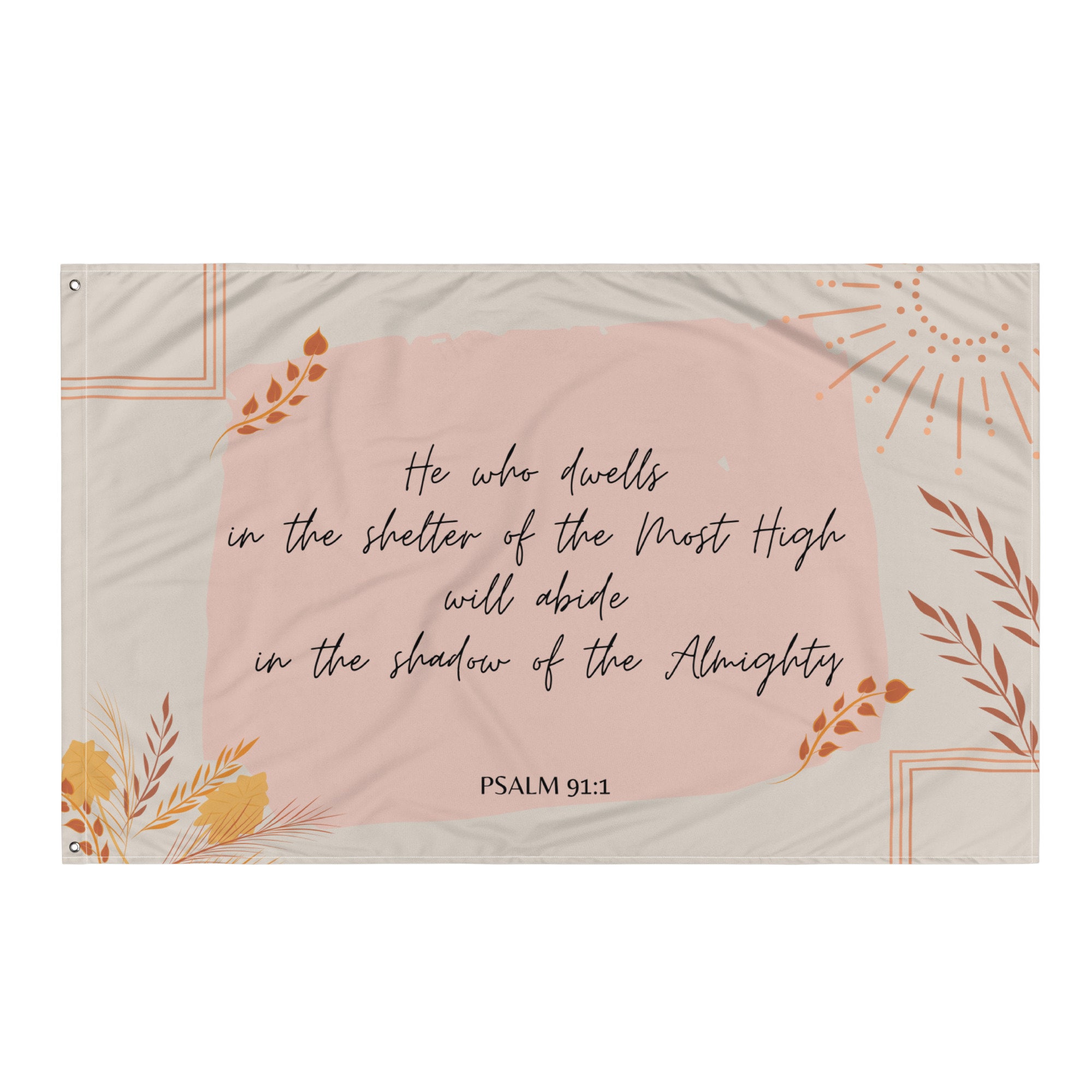 Scripture Banner Bible Verse Home Decor Christian Tapestry - Etsy