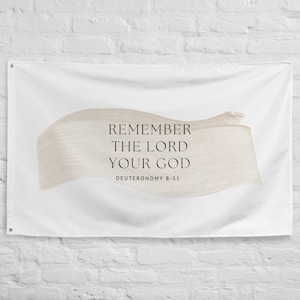 Scripture Banner for Dorm, Bible Verse Home Decor, Christian Tapestry ...
