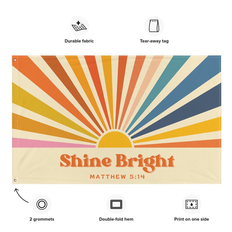 Scripture Banner for Kids Room, Bible Verse Kids Wall Art, Christian ...