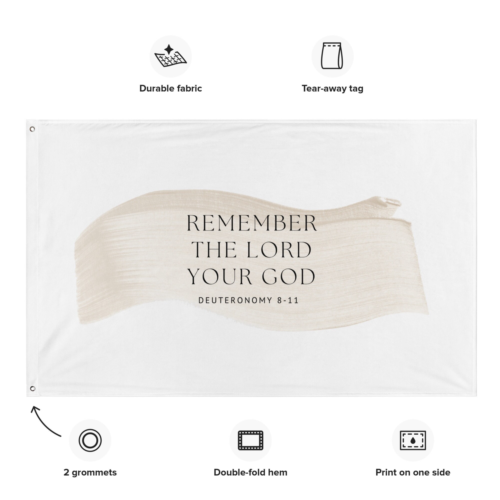 Scripture Banner for Dorm, Bible Verse Home Decor, Christian Tapestry ...