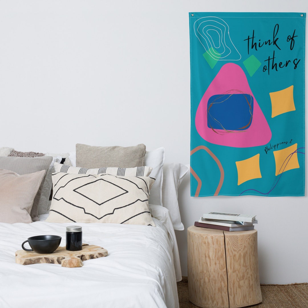 Philippians Bible Verse Banner, Scripture Tapestry, Bible Verse Wall ...