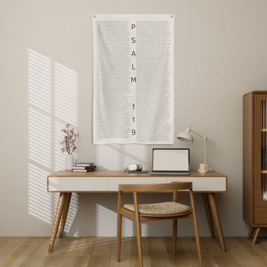 Bible Verse Tapestry for Living Room Scripture Wall Art Hanging for ...