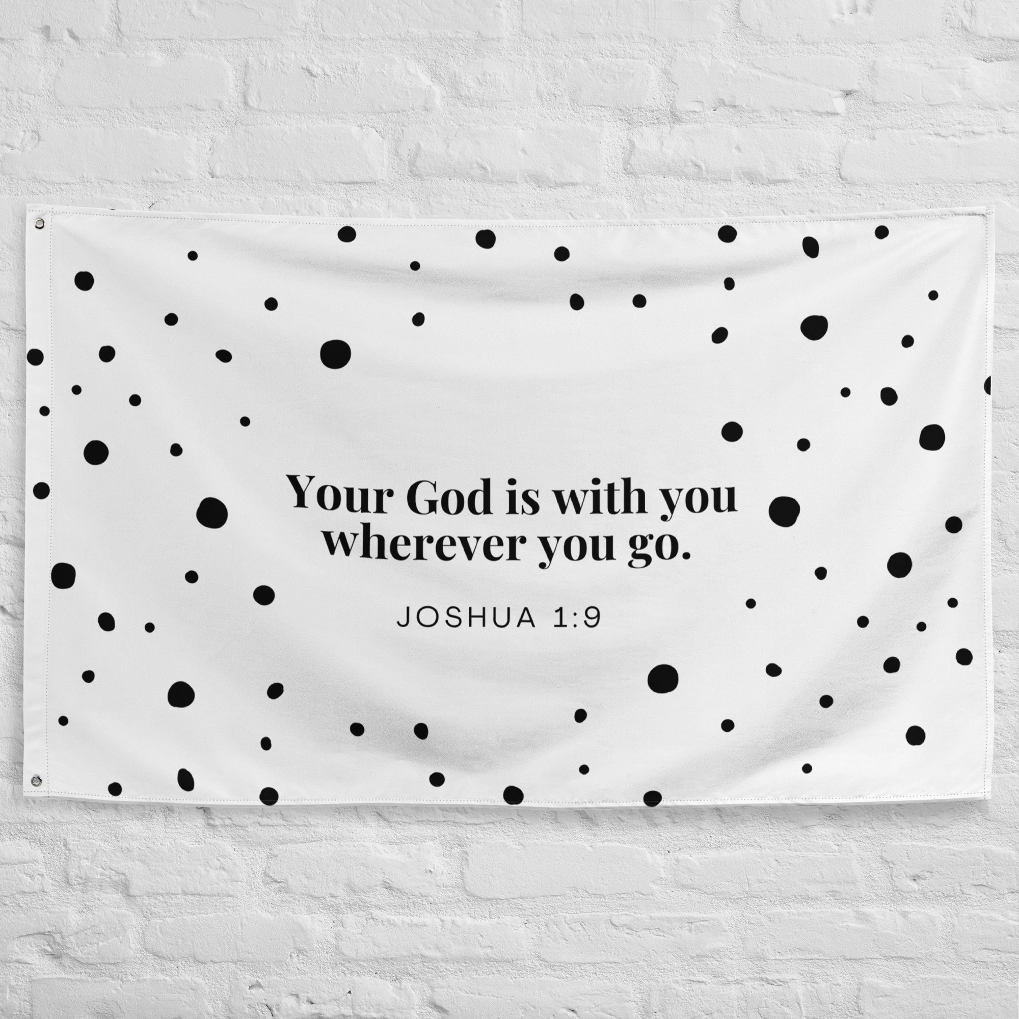 Scripture Banner for Kids Room Bible Verse Wall Art Christian Tapestry ...