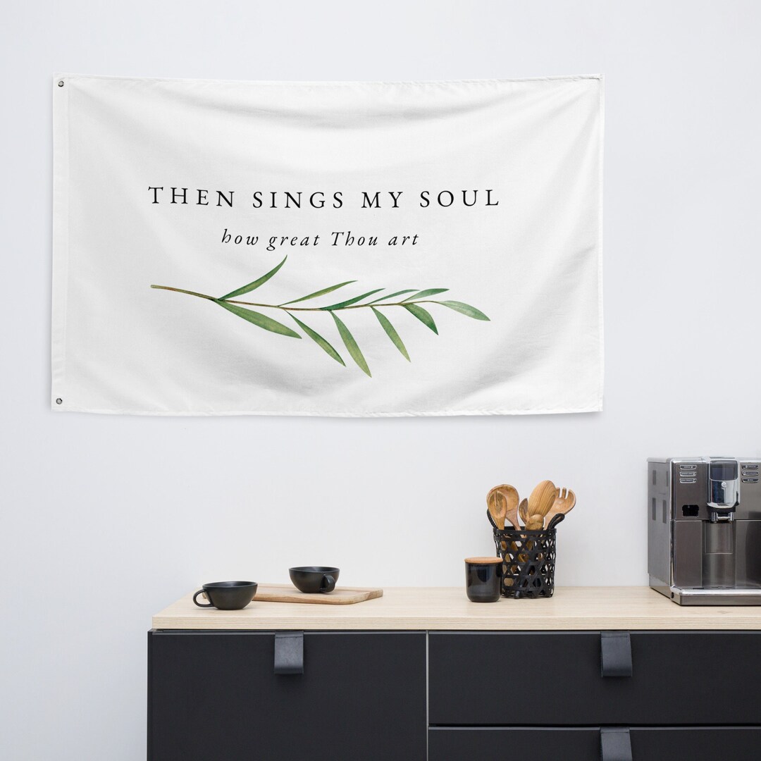 How Great Thou Art Hymn Banner, Scripture Banner, Bible Verse Banner ...
