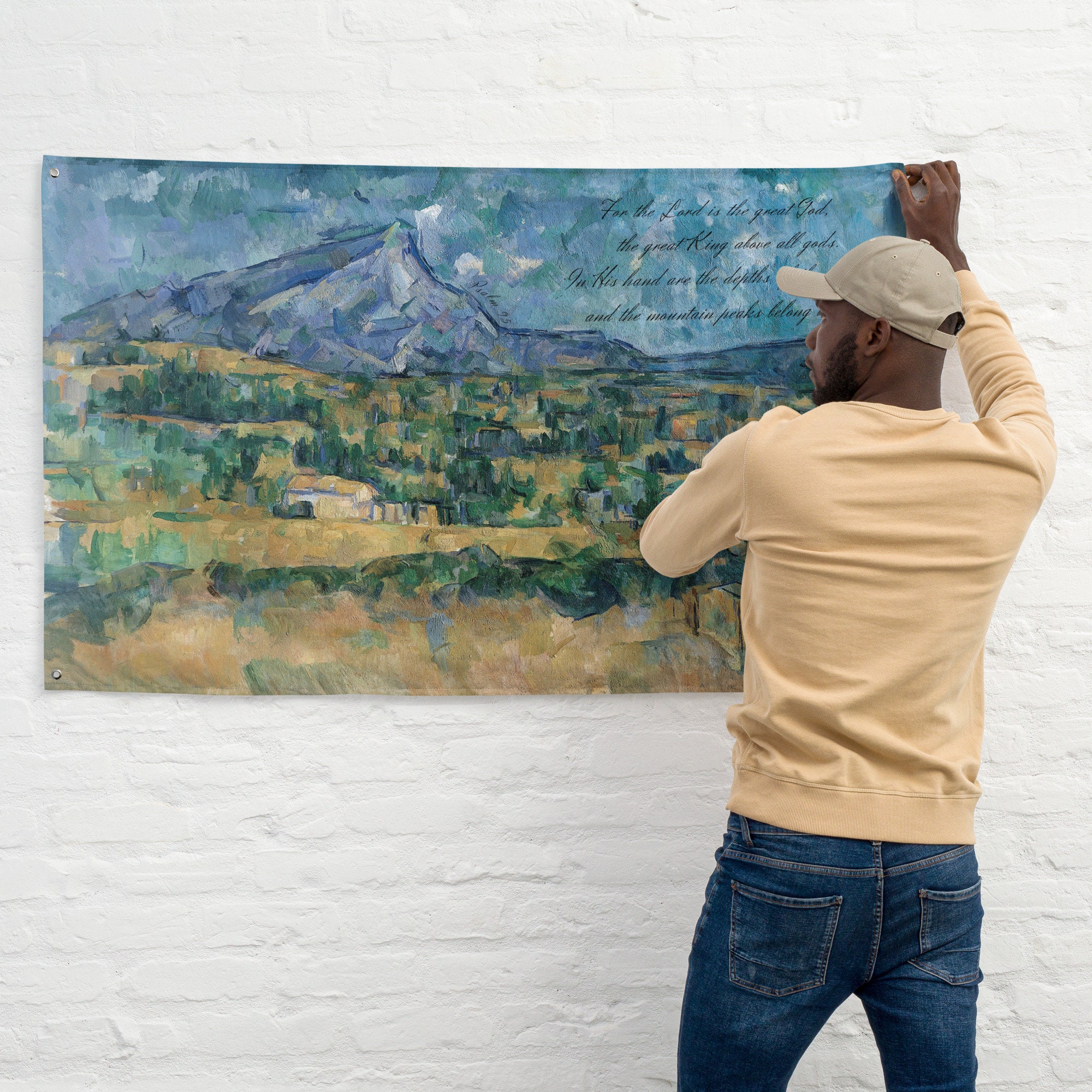 Psalm Bible Verse Home Decor, Scripture Wall Hanging, Christian ...