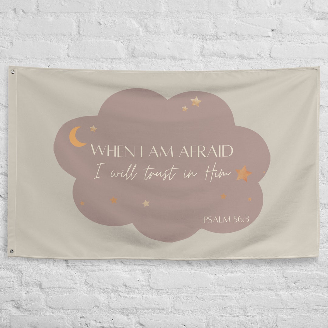 Kids Christian Tapestry, Bible Toy Room Banner, Scripture Wall Decor ...