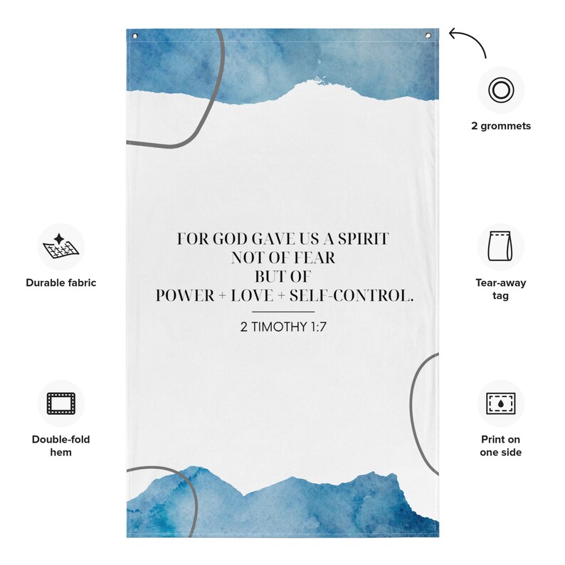 2 Timothy Banner Bible Verse Banner Christian Scripture Wall - Etsy Canada