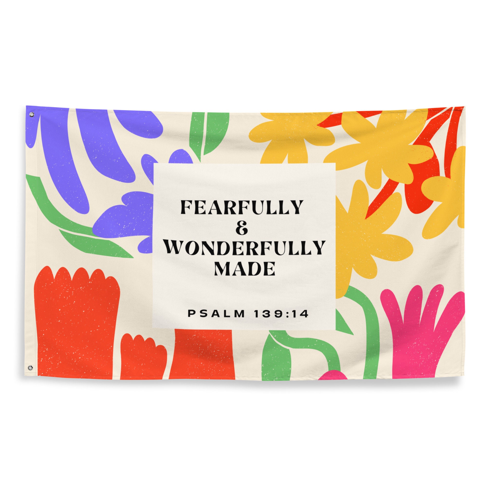 Scripture Banner for Kids Room Bible Verse Wall Art Christian - Etsy