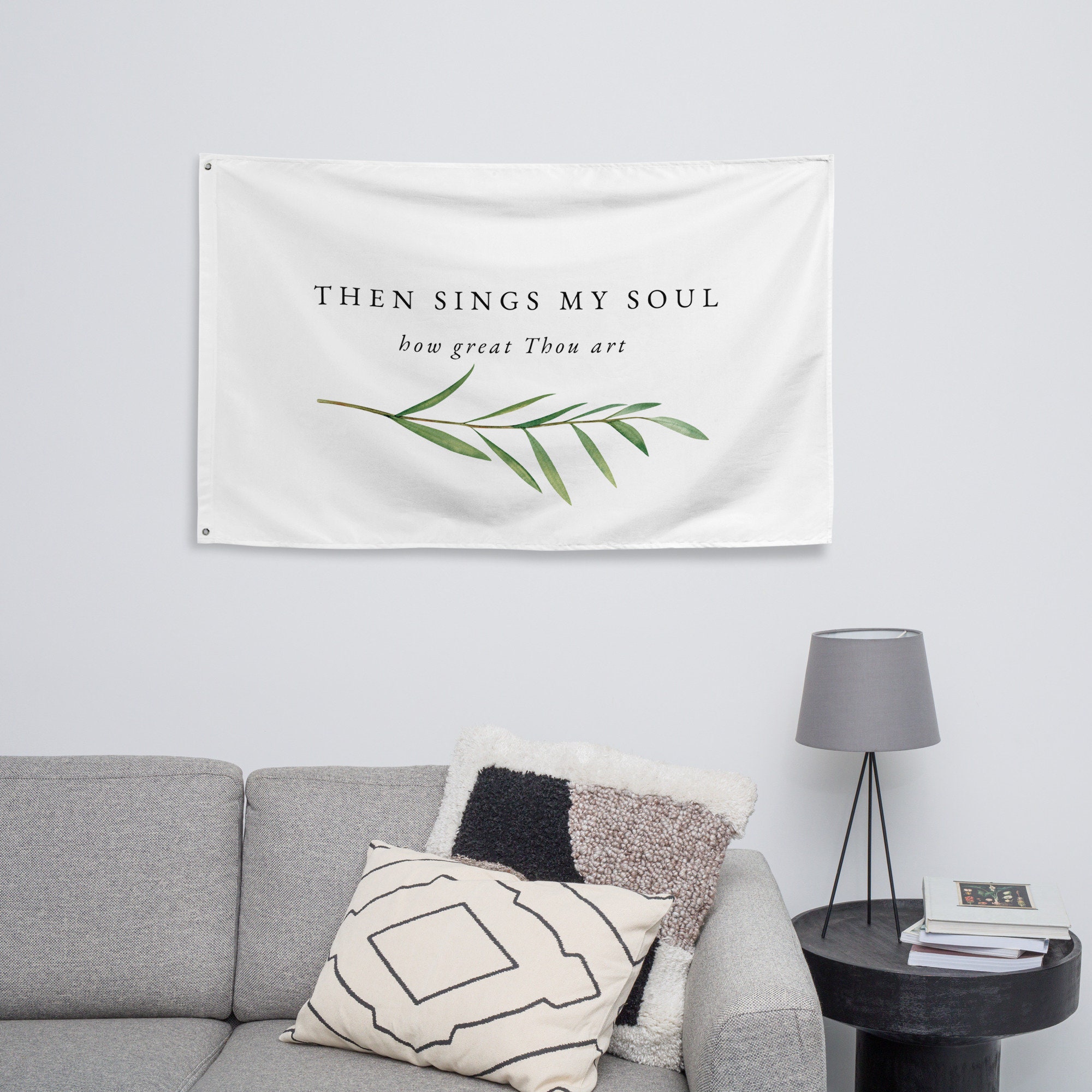 Scripture Sign for Wedding, Minimalist Bible Verse Tapestry Wall Art ...