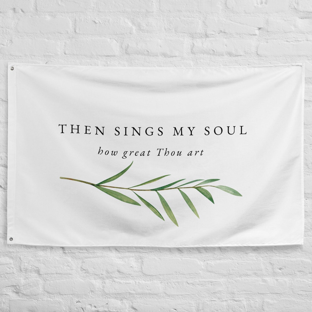 How Great Thou Art Hymn Banner, Scripture Banner, Bible Verse Banner ...