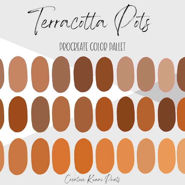 Terracotta Color Palette - Etsy