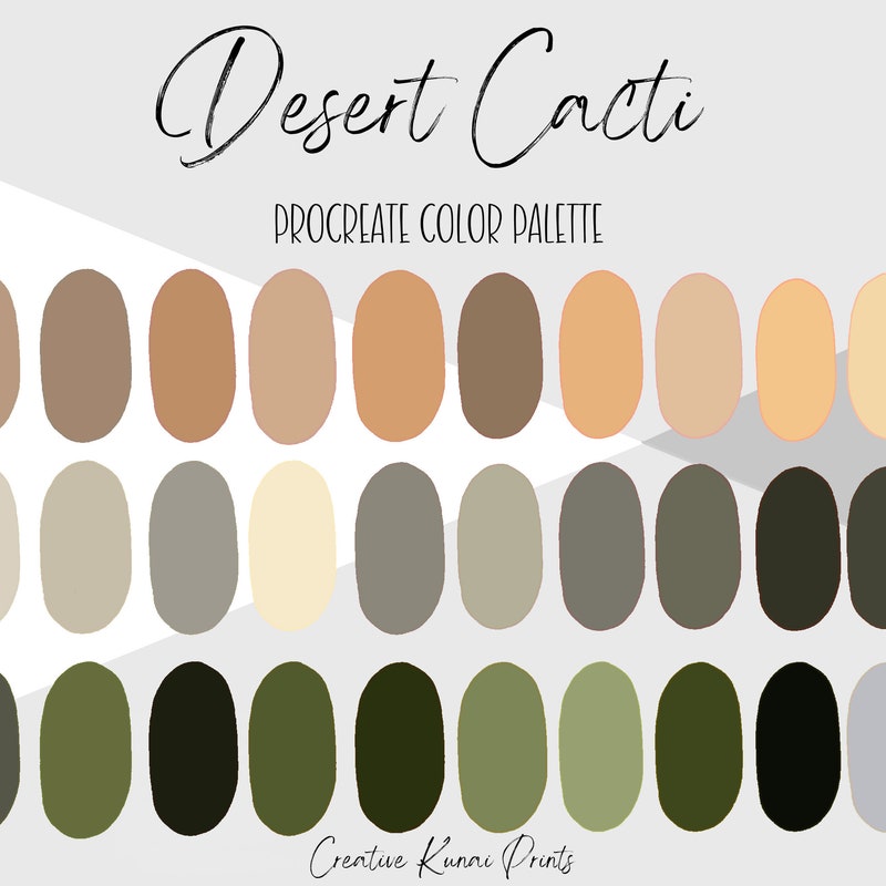 Desert Color Palette - Etsy