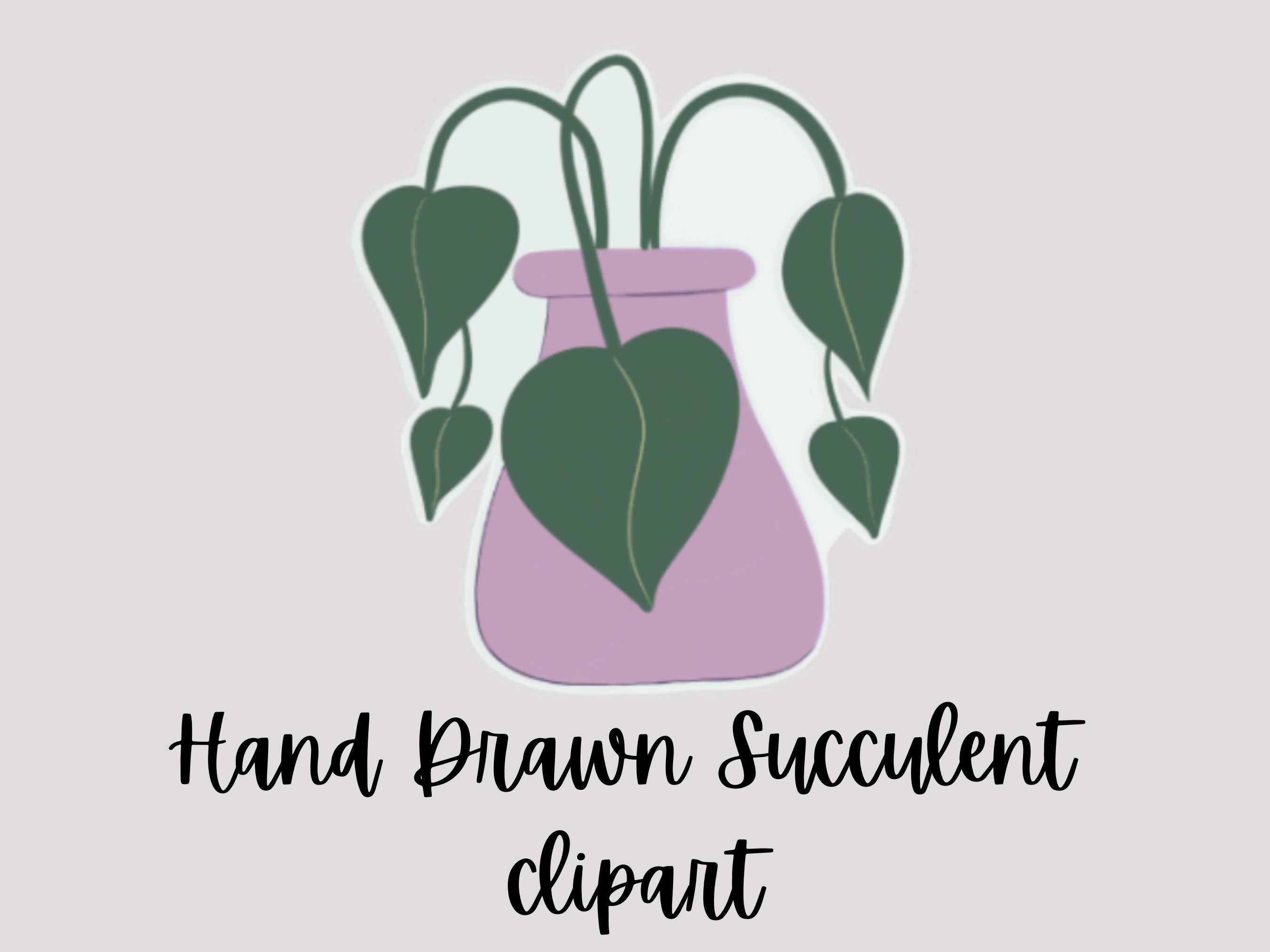 Pothos Plant Digital Download, Sticker Download, Crafts for Cricut ...