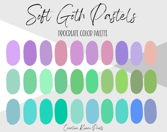 Colder Weather Procreate Color Palette 30 Color (Download Now) - Etsy