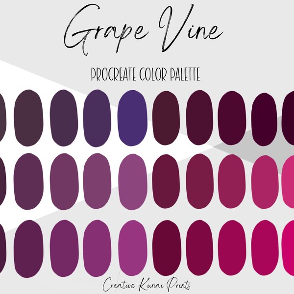 Purple Color Palette - Etsy