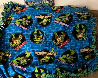 Ninja Turtle Blanket - Etsy