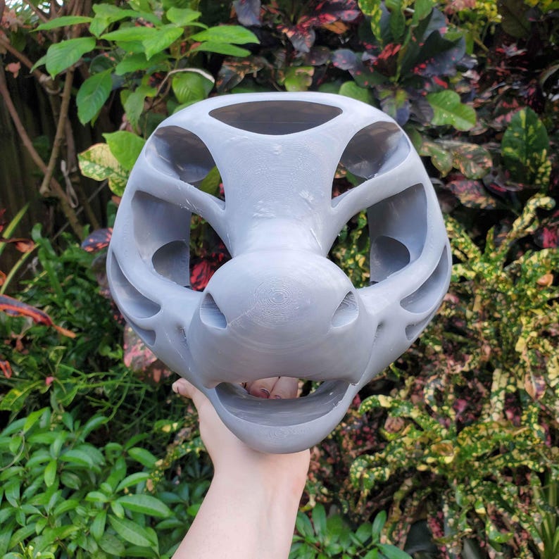 3D Printed TPU 9 Eye Spider Type Fursuit Head Base - Etsy