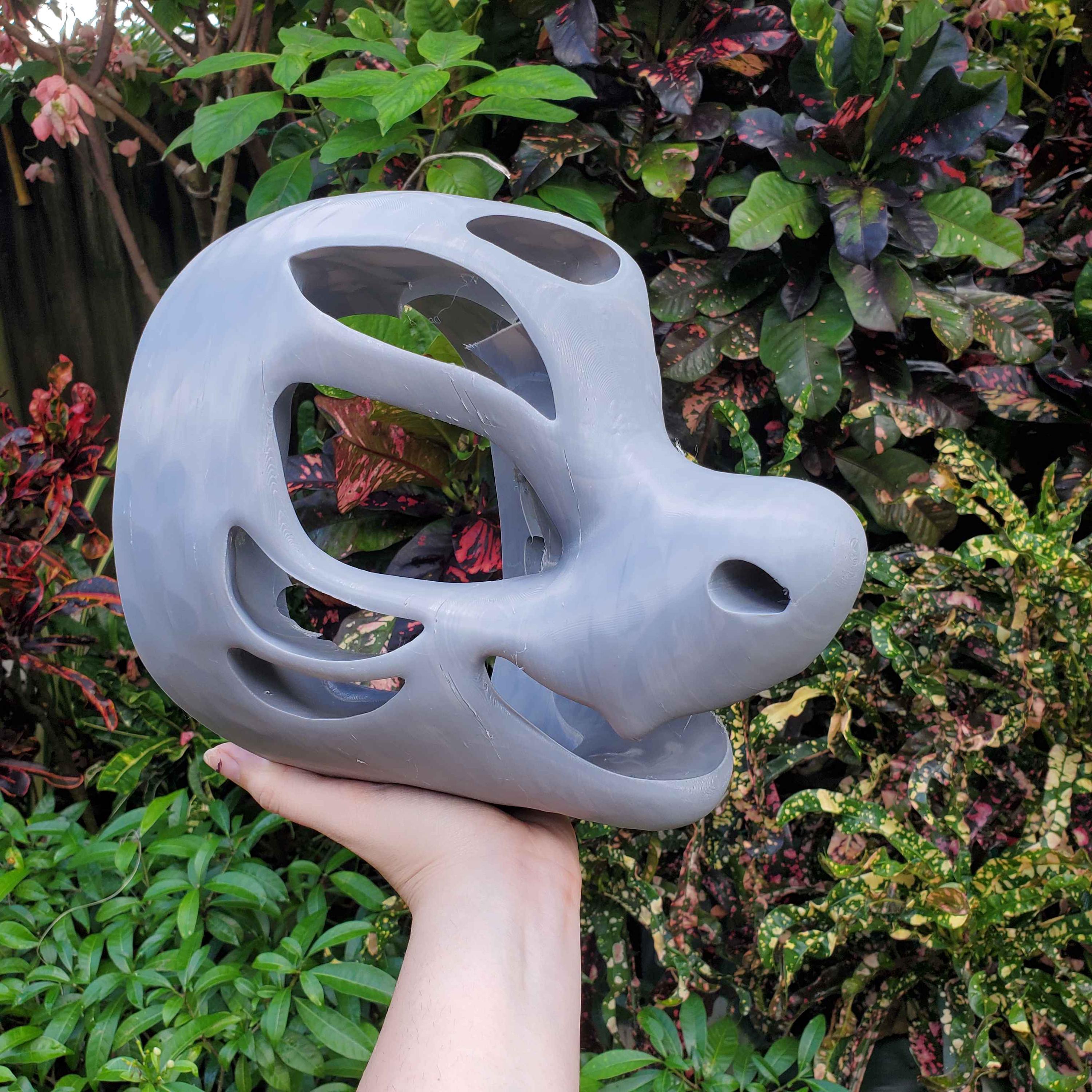 3D Printed TPU 9 Eye Spider Type Fursuit Head Base - Etsy