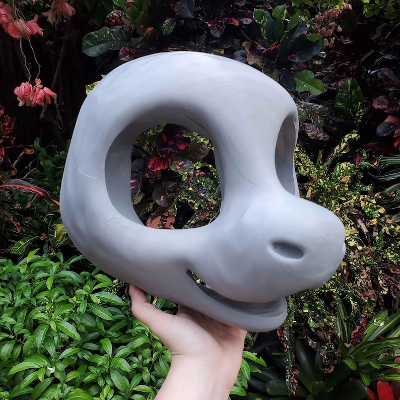 3D Printed TPU Kemono Dragon Fursuit Head Base - Etsy
