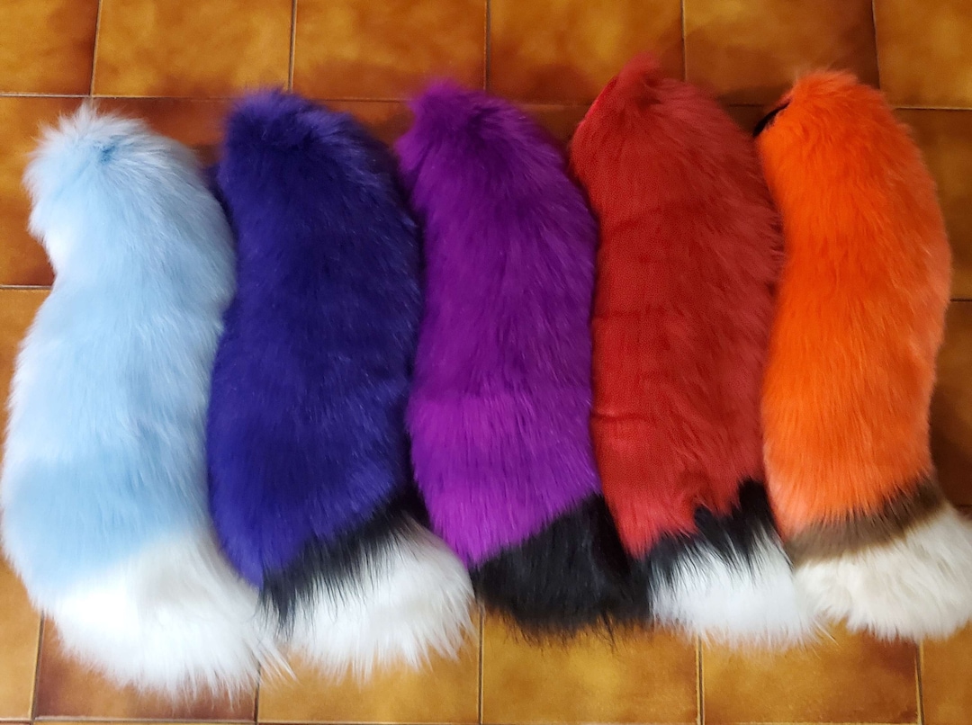 MTO Fox Fursuit Tail, K9 Tail, Fox Tail, Canine Furry Character Cosplay ...