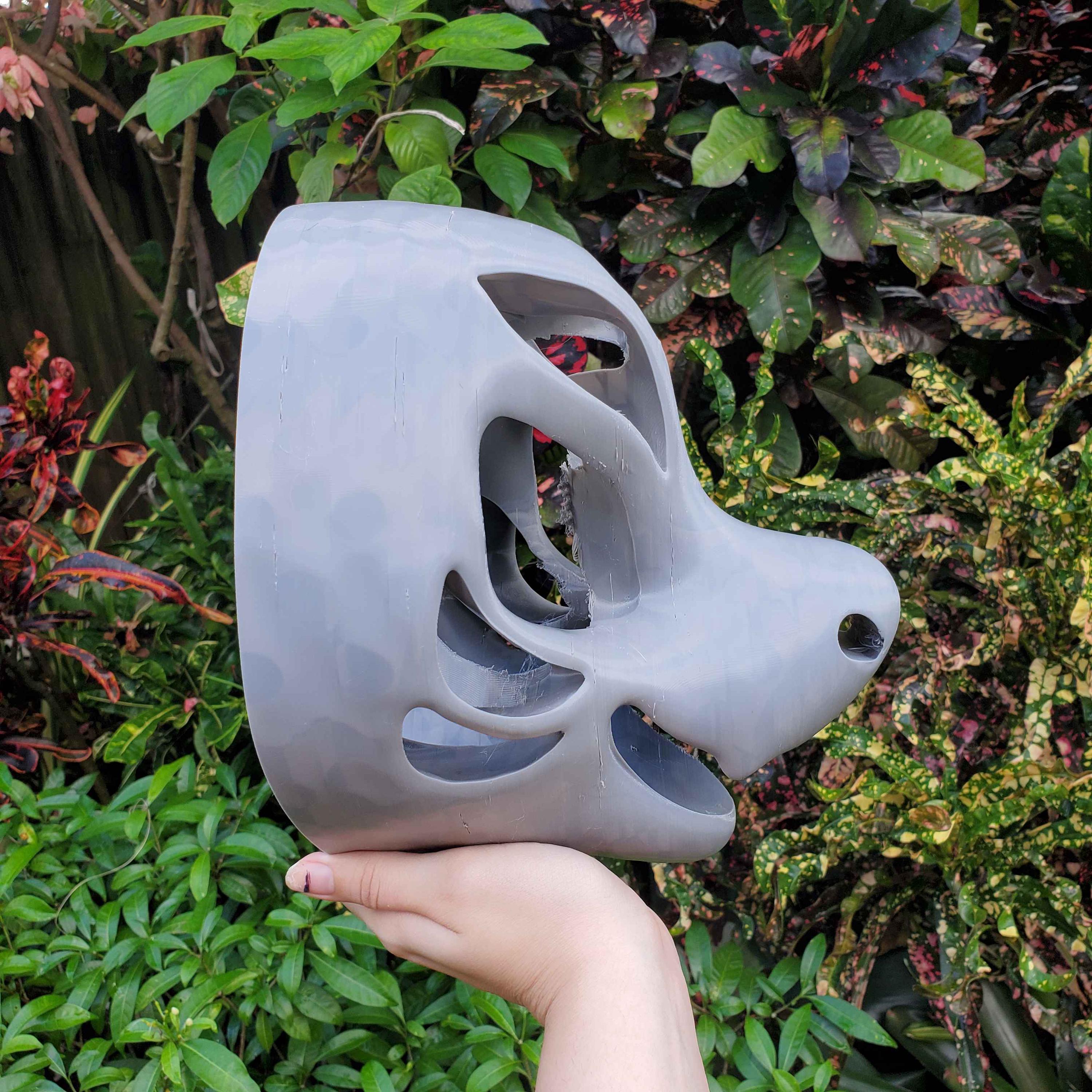 3D Printed TPU 9 Eye Spider Type Fursuit Head Base - Etsy