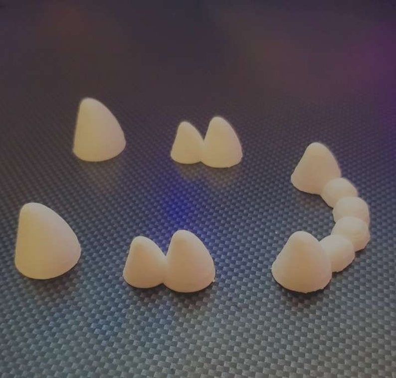 Rounded Fursuit Teeth Set - Etsy