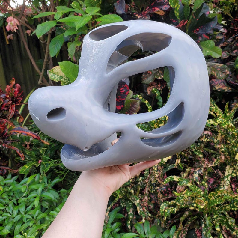 3D Printed TPU 9 Eye Spider Type Fursuit Head Base - Etsy