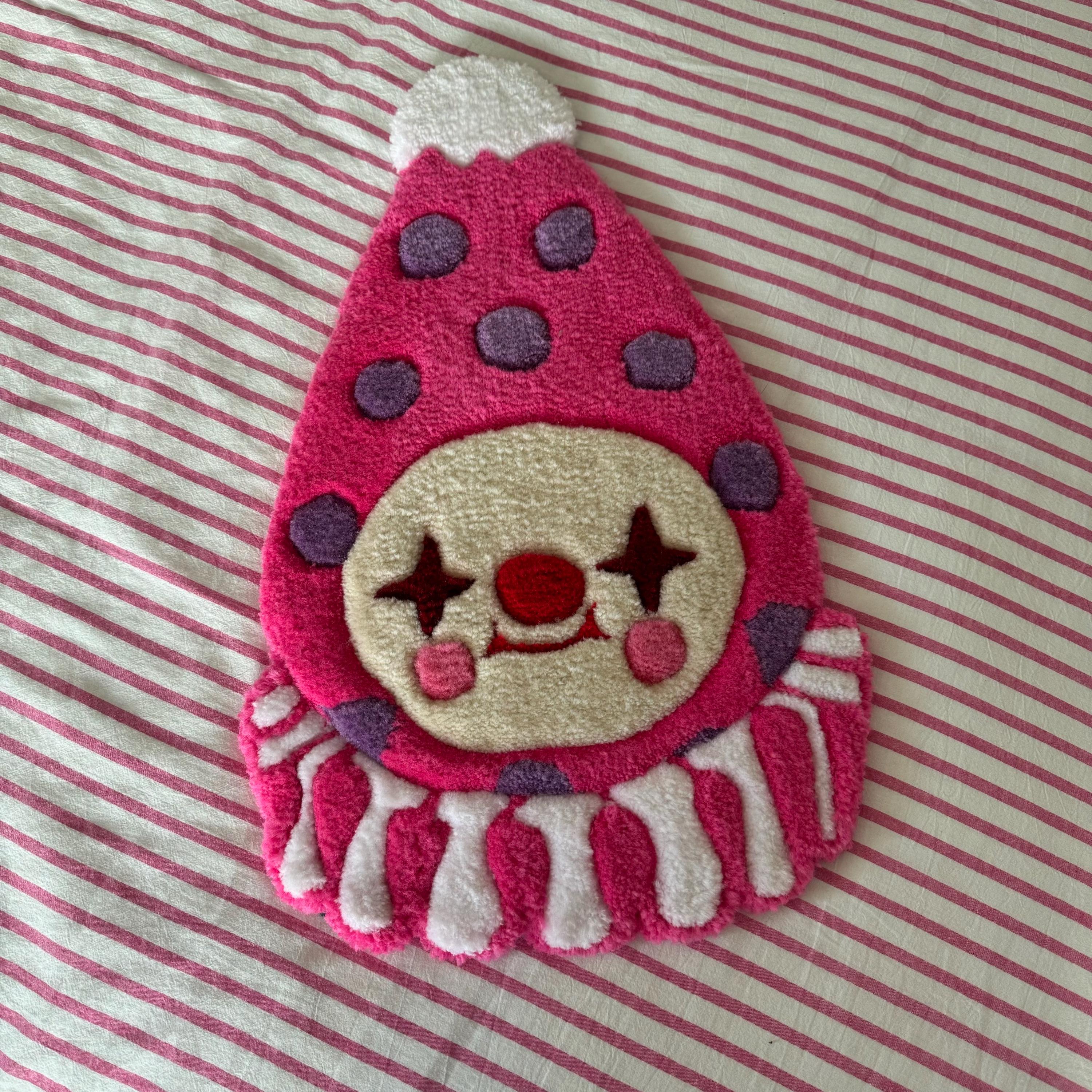 Pink Clown Rug - Etsy