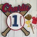 One Cake Topper Baseball Cake Topper Baseball First - Etsy