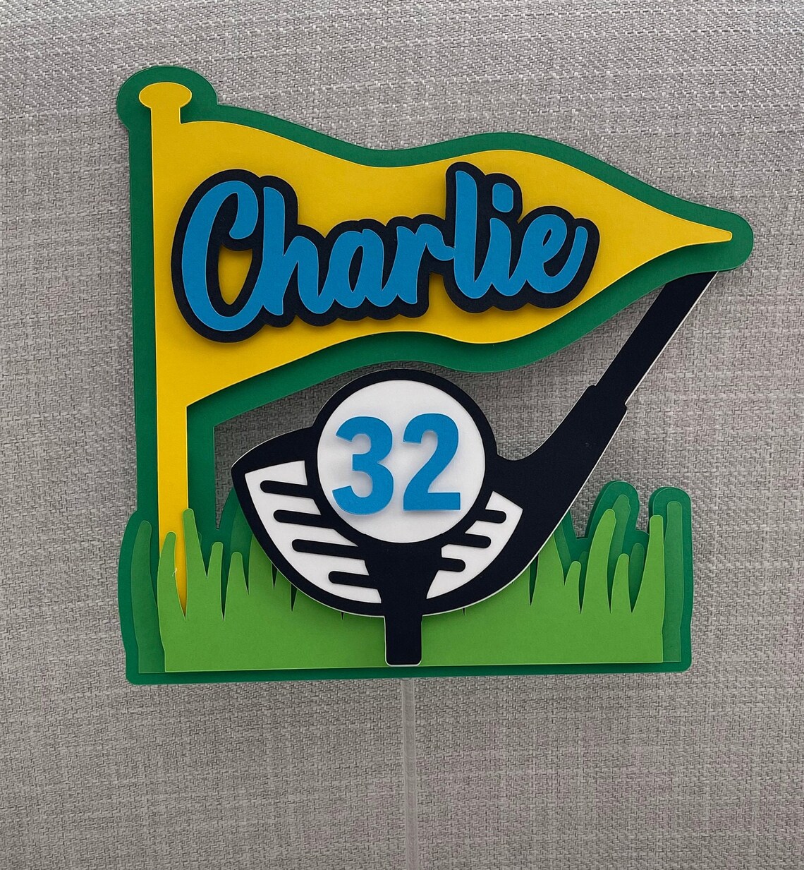 Golf Birthday Cake Topper Golf Topper Golf Cake Topper Golf - Etsy