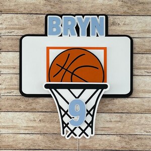 Basketball Cake Topper, Custom Basketball Cake Topper, Basketball ...