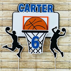 Basketball Cake Topper, Custom Basketball Cake Topper, Basketball ...