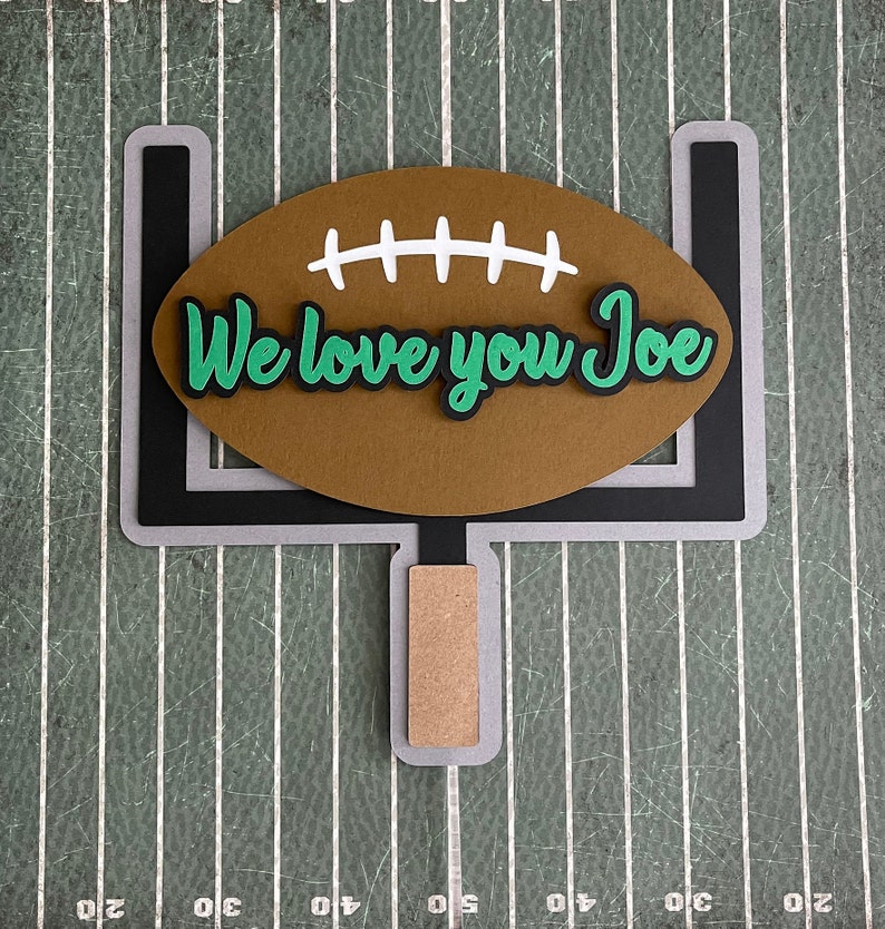 Football Cake Topper Personalized Football Cake Topper - Etsy