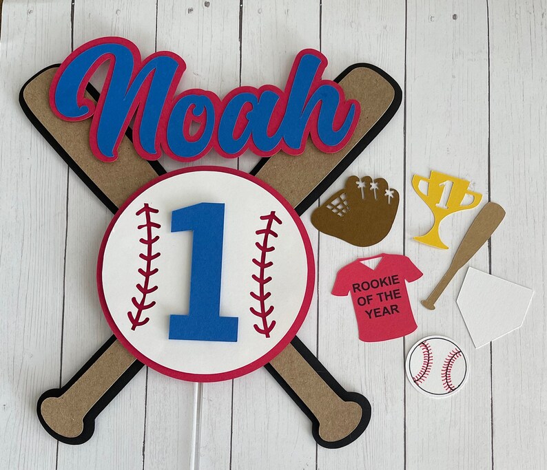 Baseball Cake Topper Personalized Baseball Cake Topper - Etsy
